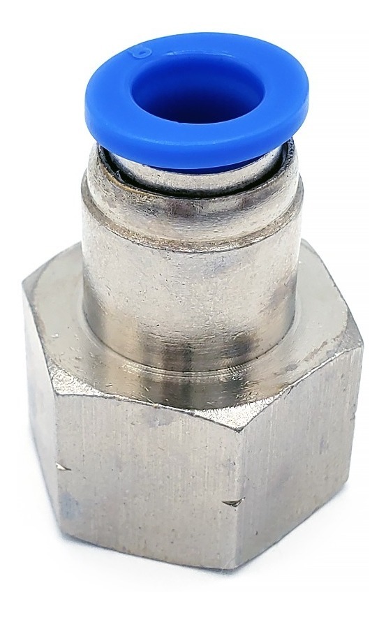 10 Pz De Conector/racor Neumático Recto Hembra 3/8 Npt X 8mm | Instrutek